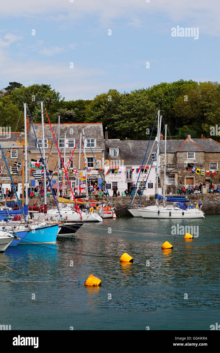 Padstow Harbour, Padstow, Cornwall, England, Great Britain Stock Photo ...