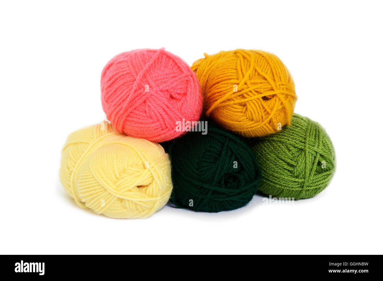 many colorful wool balls Stock Photo - Alamy