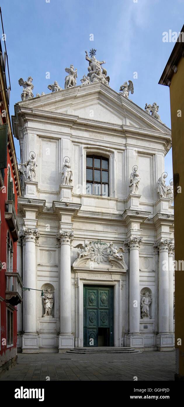 Venice Italy church of S Maria Assunta Dei Gesuiti Stock Photo - Alamy