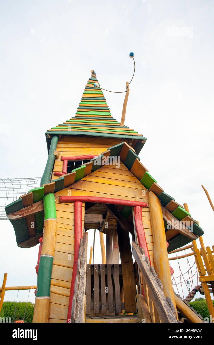 Jungle Jim playground, Wooden Tolkien style, bizarre, offbeat leisure ...