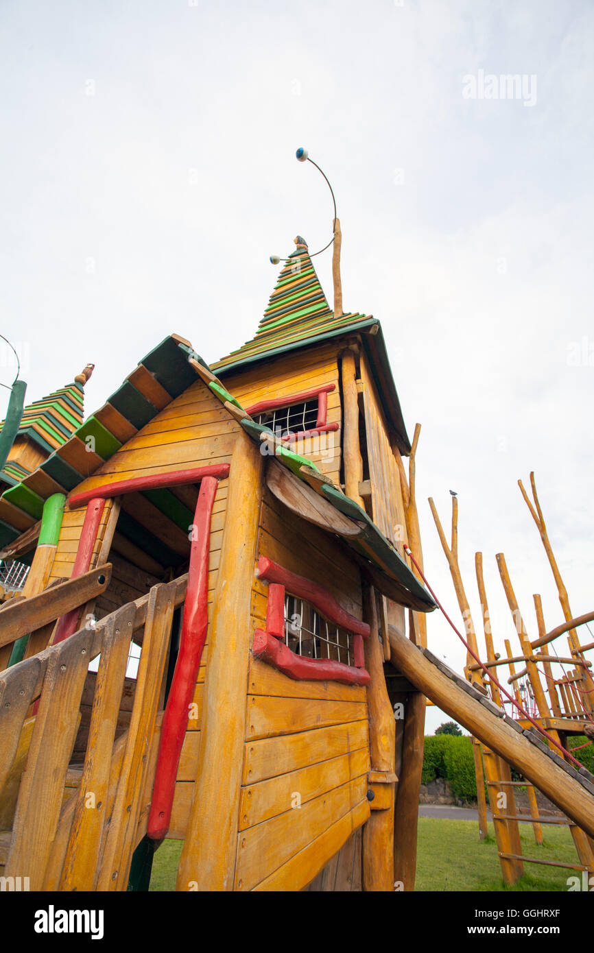 Jungle Jim playground, Wooden Tolkien style, bizarre, offbeat leisure ...