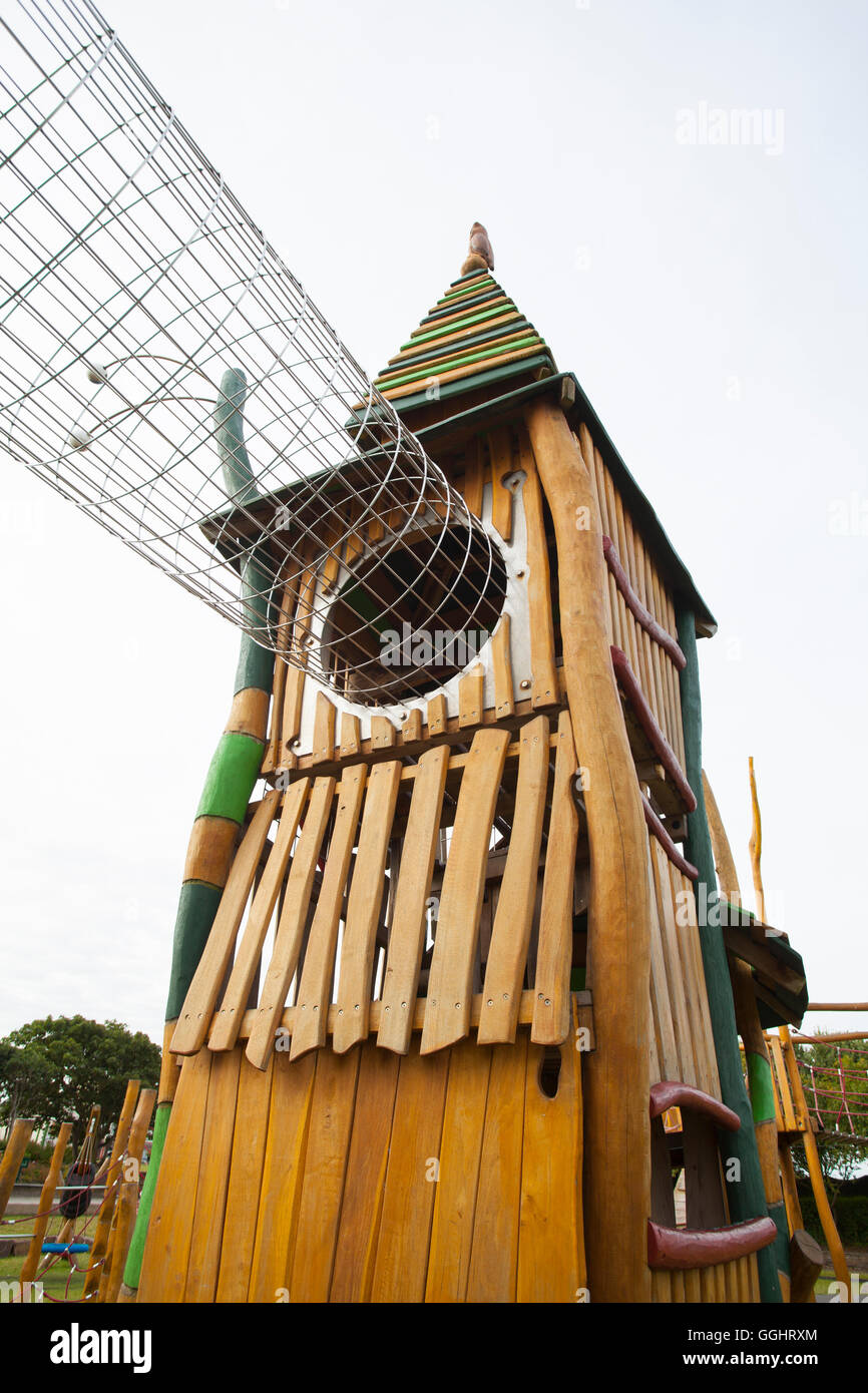 Jungle Jim playground, Wooden Tolkien style, bizarre, offbeat leisure ...