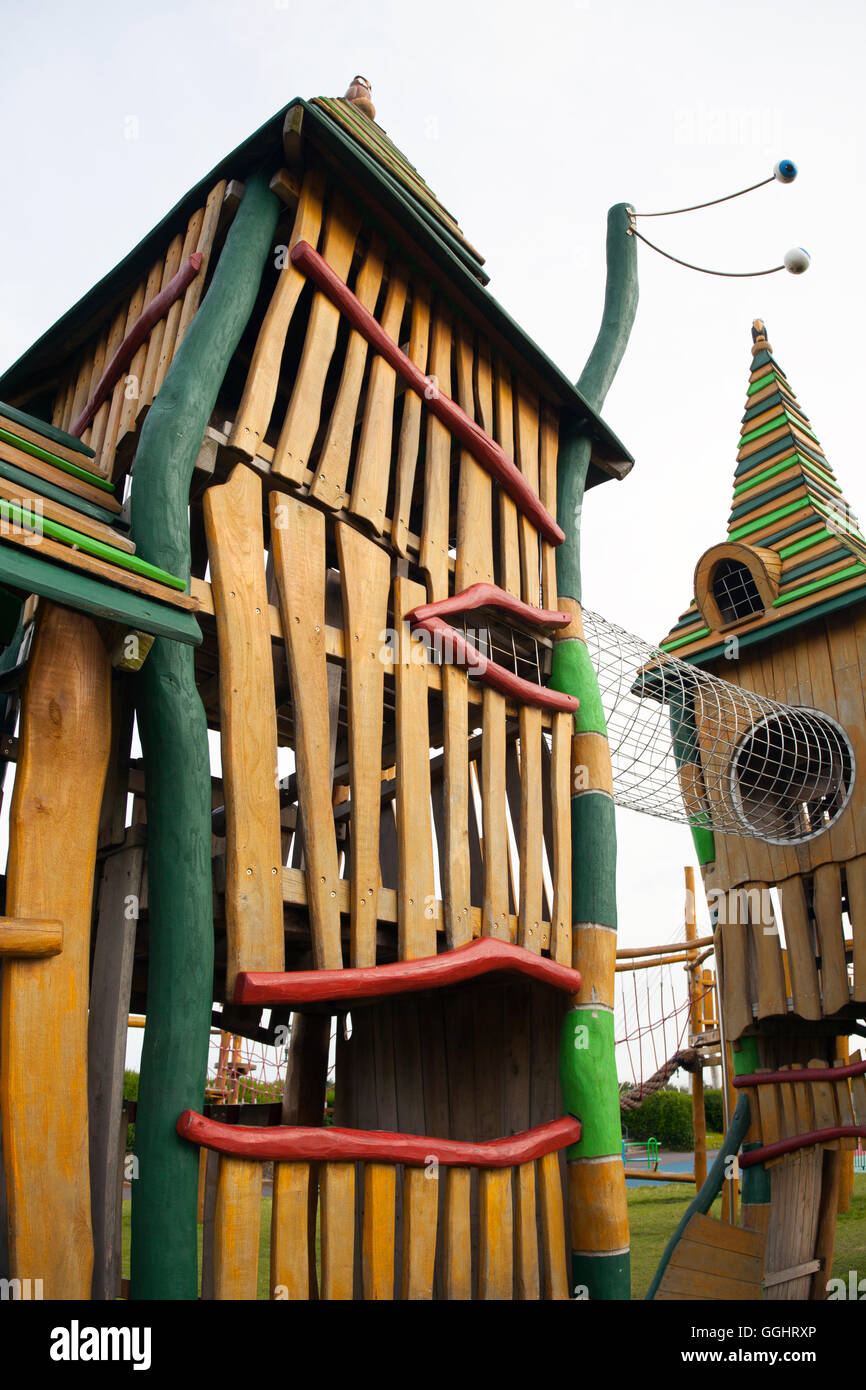 Jungle Jim playground, Wooden Tolkien style, bizarre, offbeat leisure ...