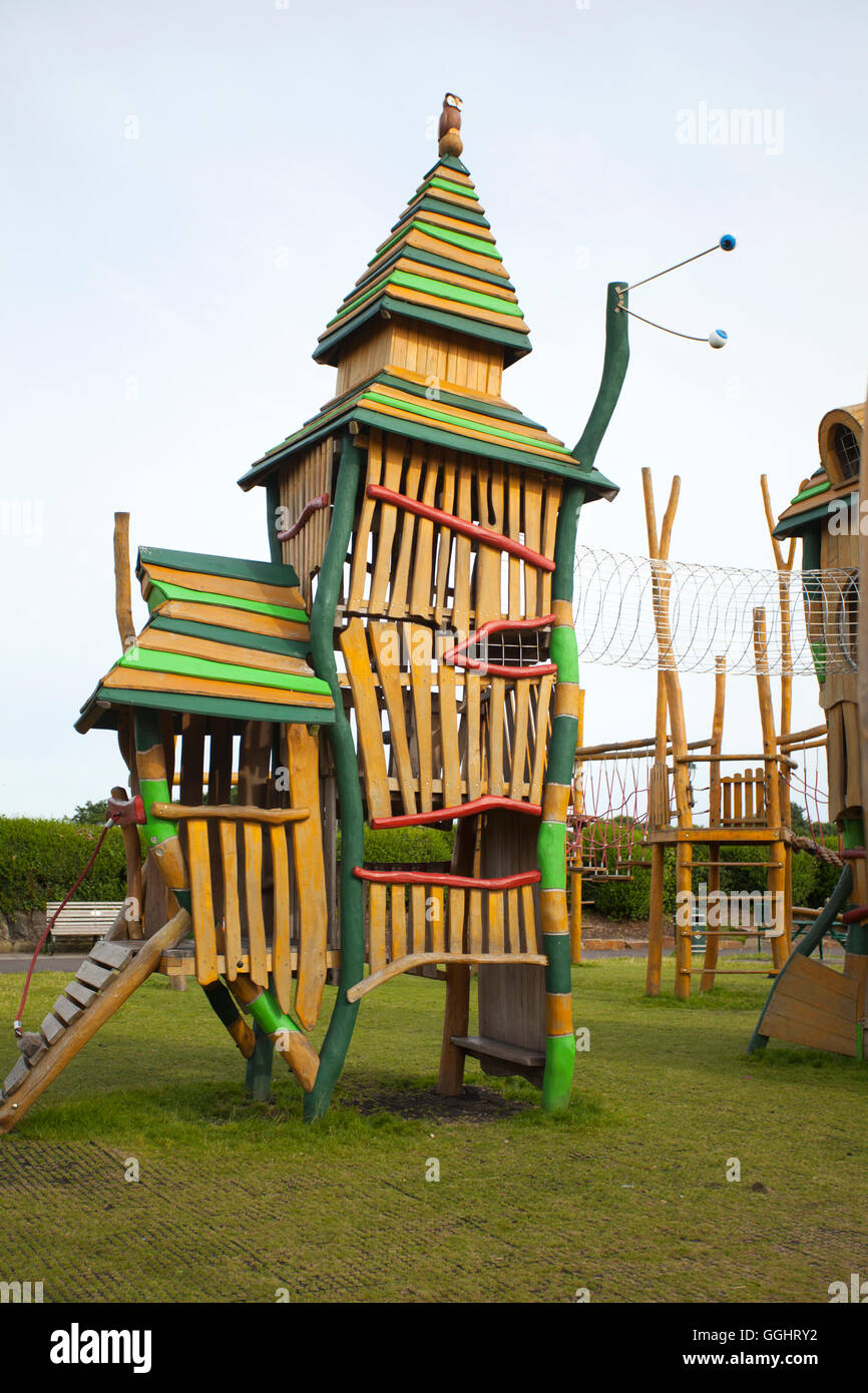 Jungle Jim playground, Wooden Tolkien style, bizarre, offbeat leisure ...