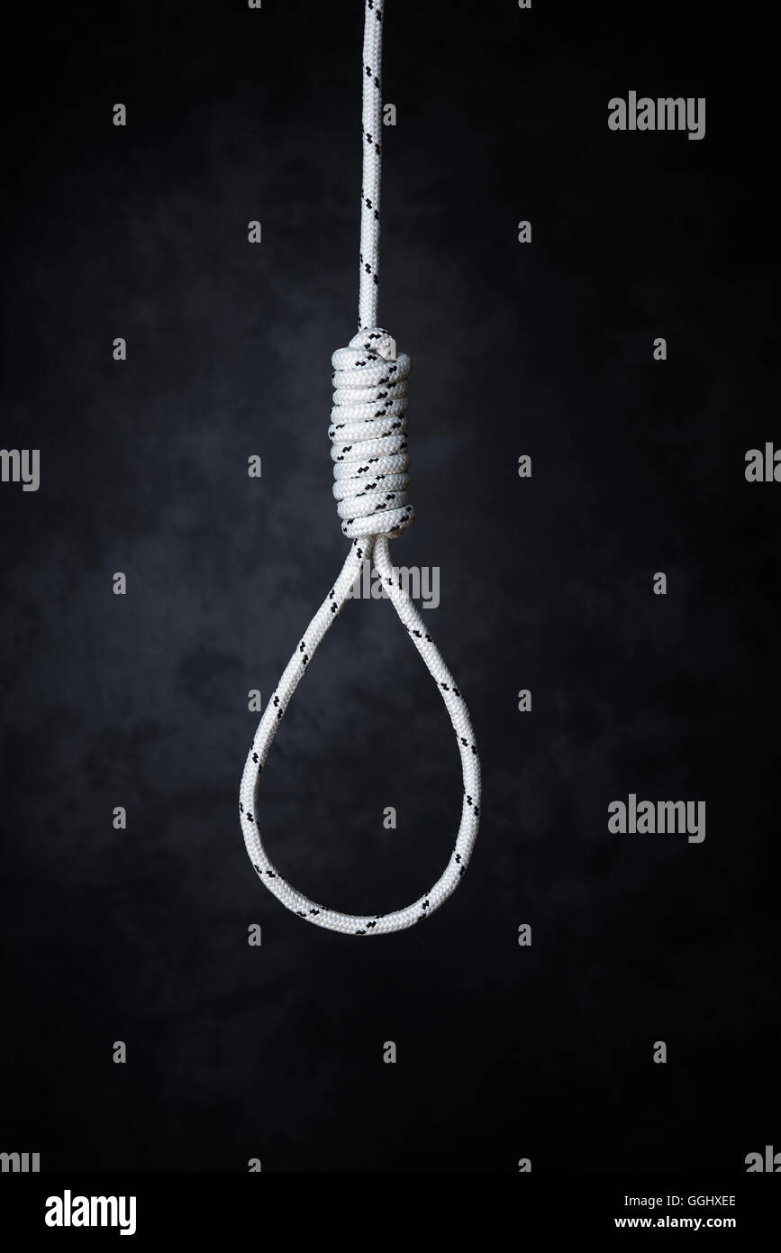 Hanging Rope Black And White