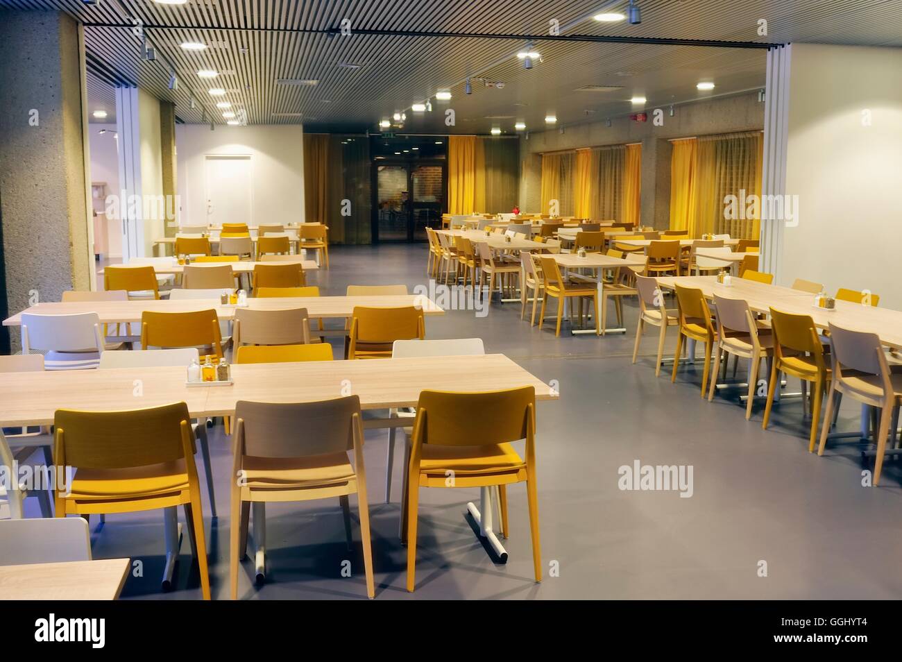 Empty School Lunch Table