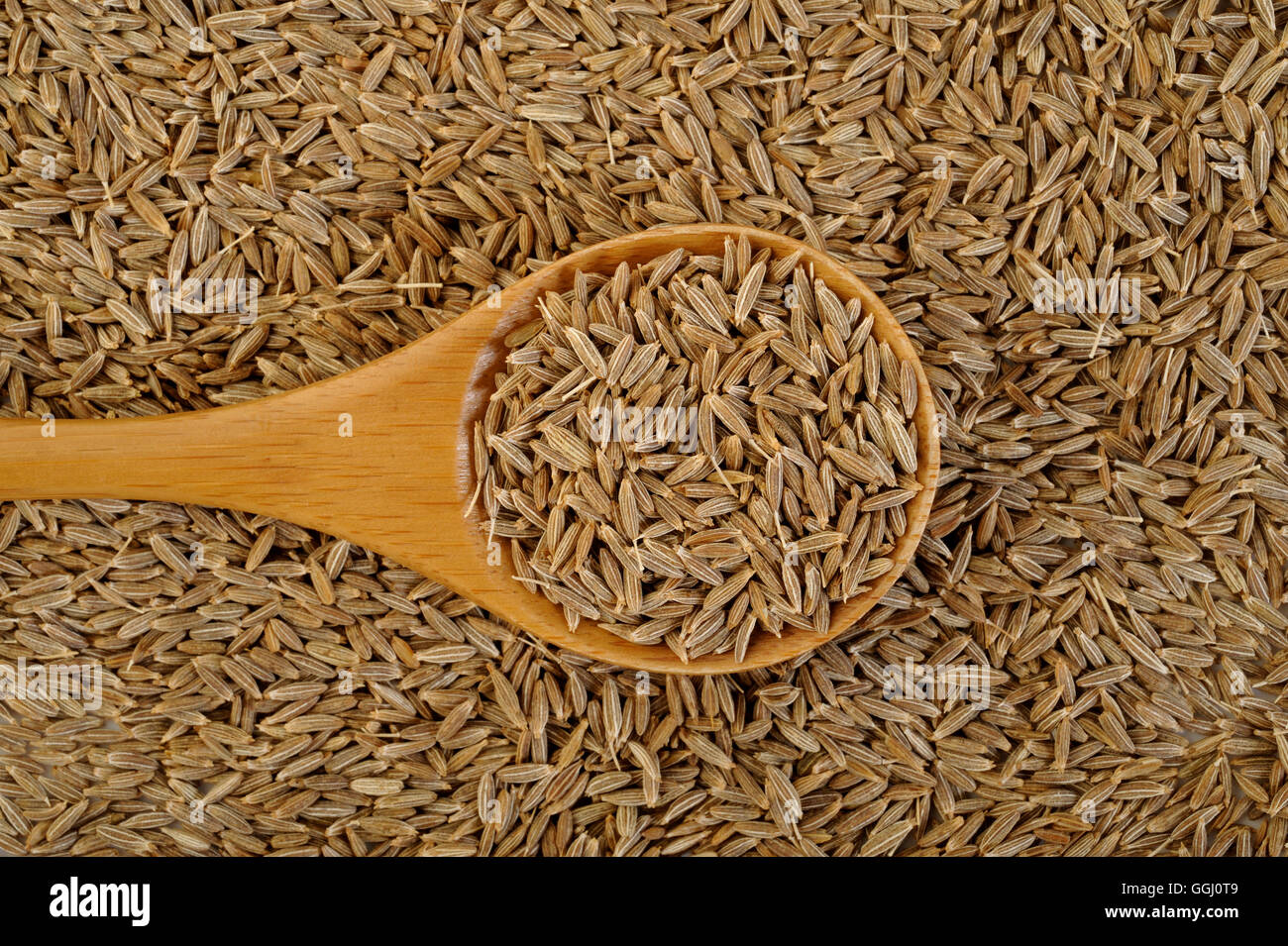 Wooden spoon cumin seeds hi-res stock photography and images - Alamy