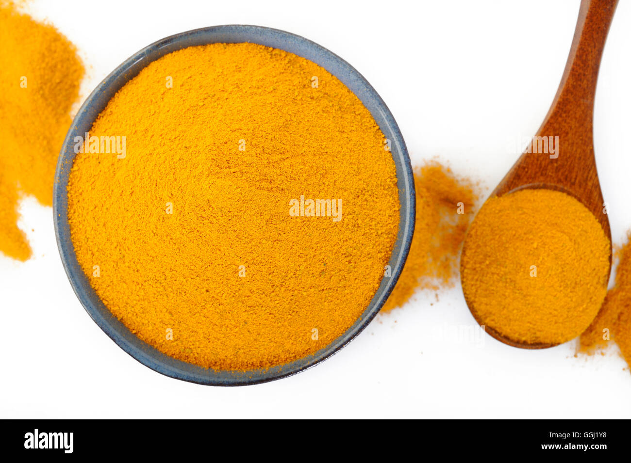 Turmeric powder bowl hi-res stock photography and images - Alamy