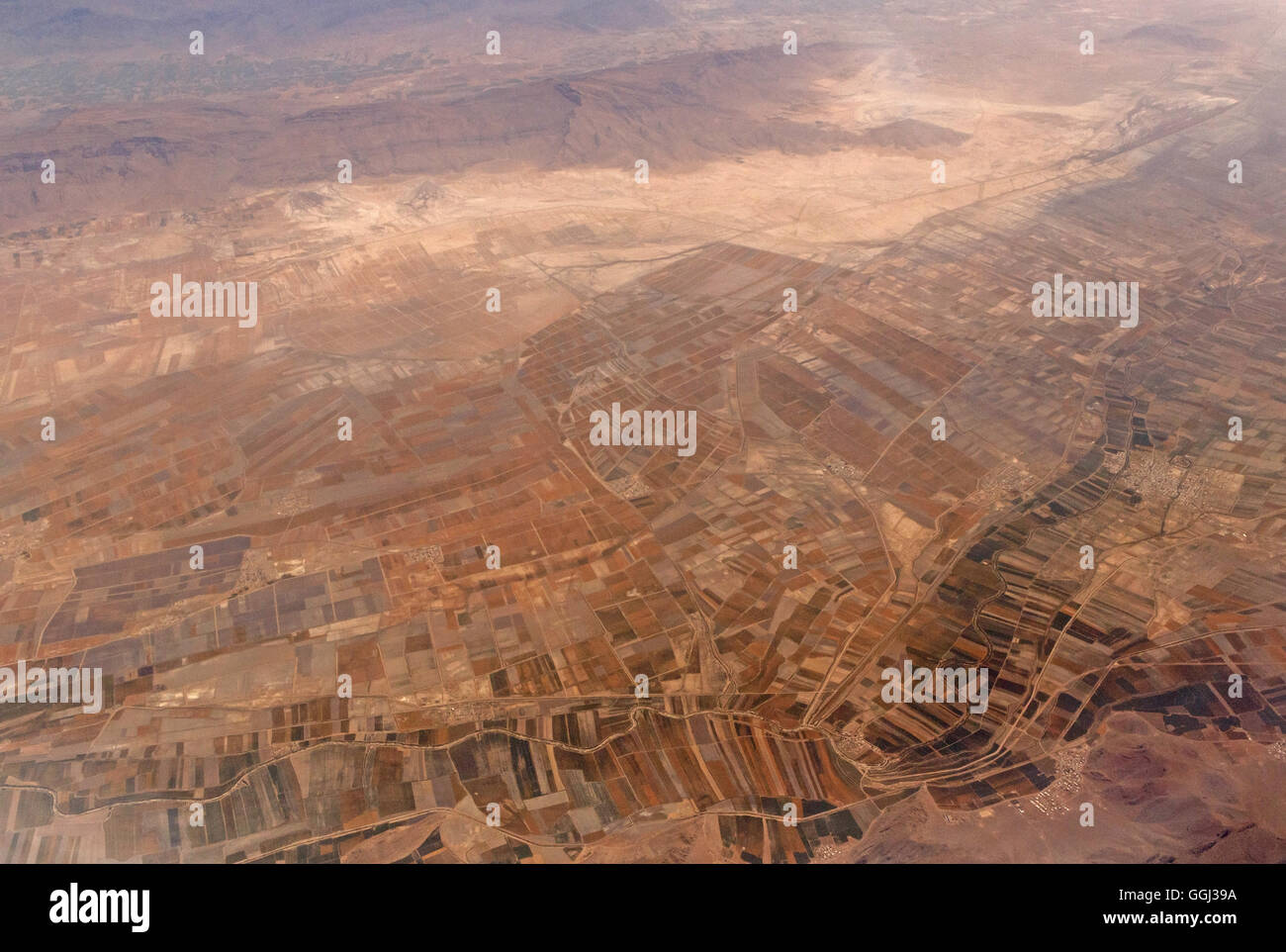 Iran aerial fields hi-res stock photography and images - Alamy