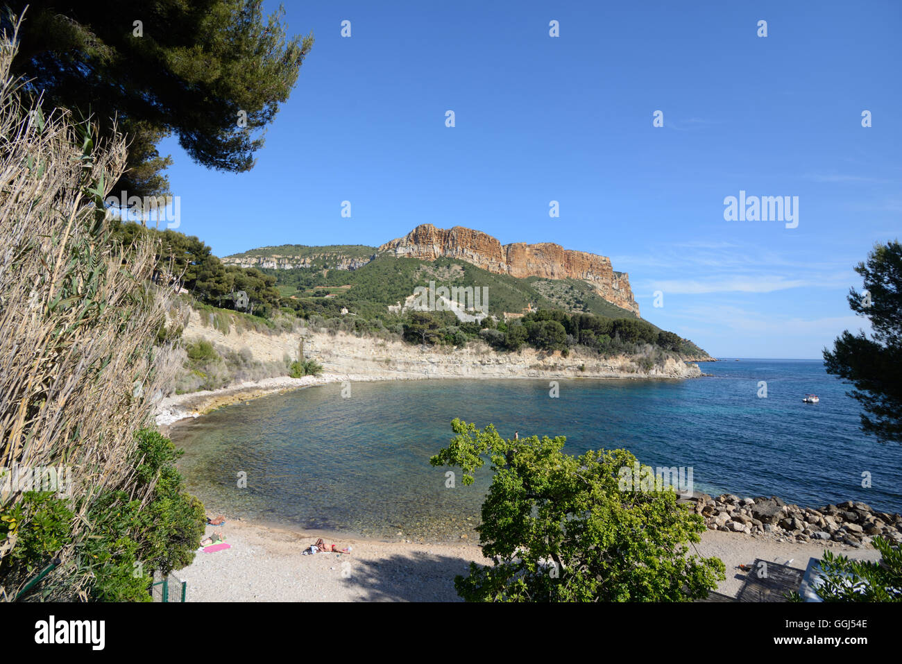 Le Corton Beach and Sandy Bay with Sea Cliffs of the Cap Canaille ...