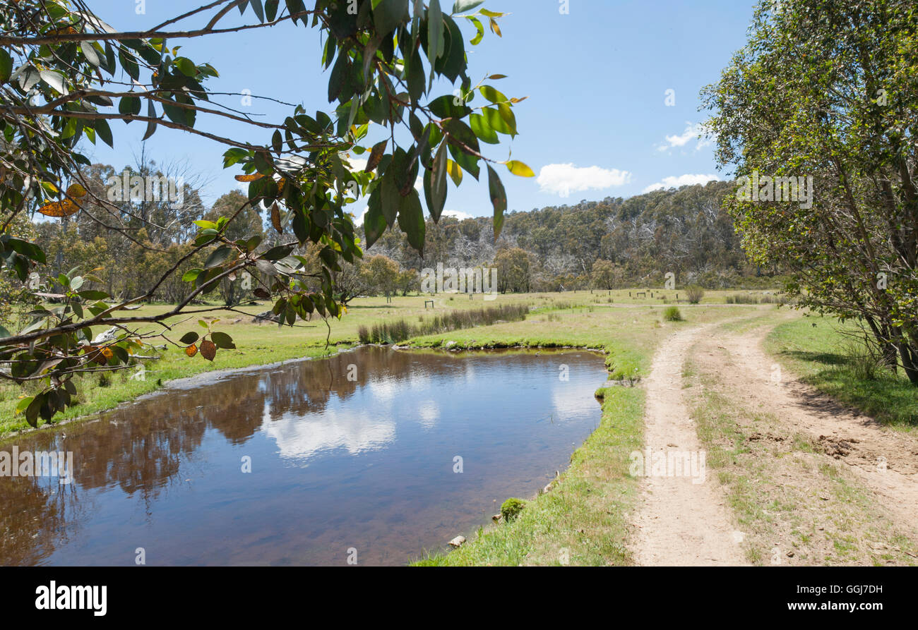 Victoria High Country Landscape Stock Photo - Alamy