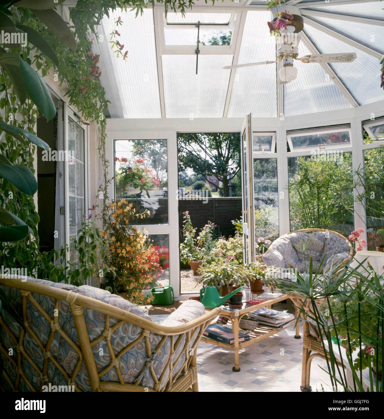 Conservatory Interior CSY057567 Stock Photo - Alamy