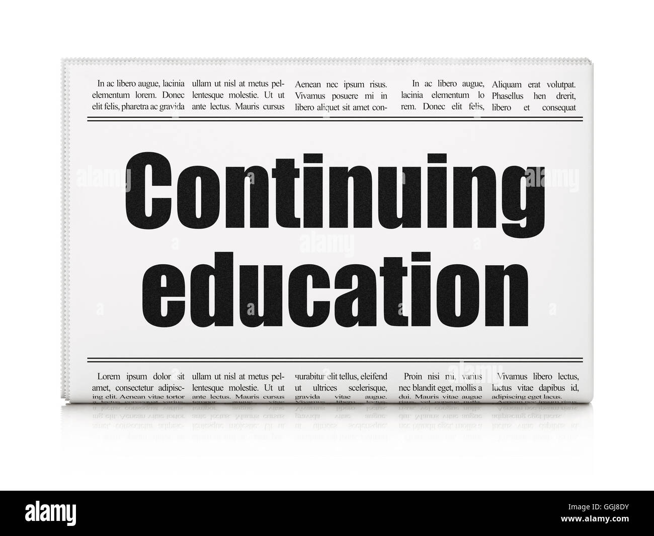 Studying concept newspaper headline hi-res stock photography and images ...