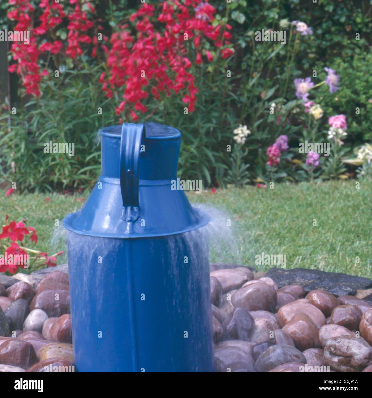 Blue jug water feature hi-res stock photography and images - Alamy