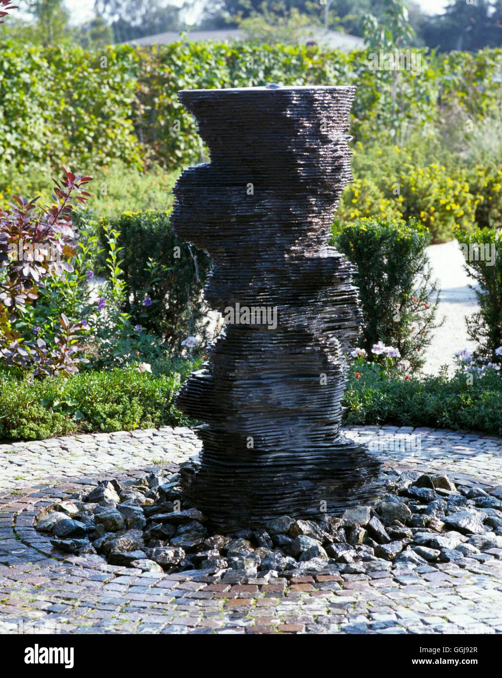 Slate water feature hi-res stock photography and images - Alamy