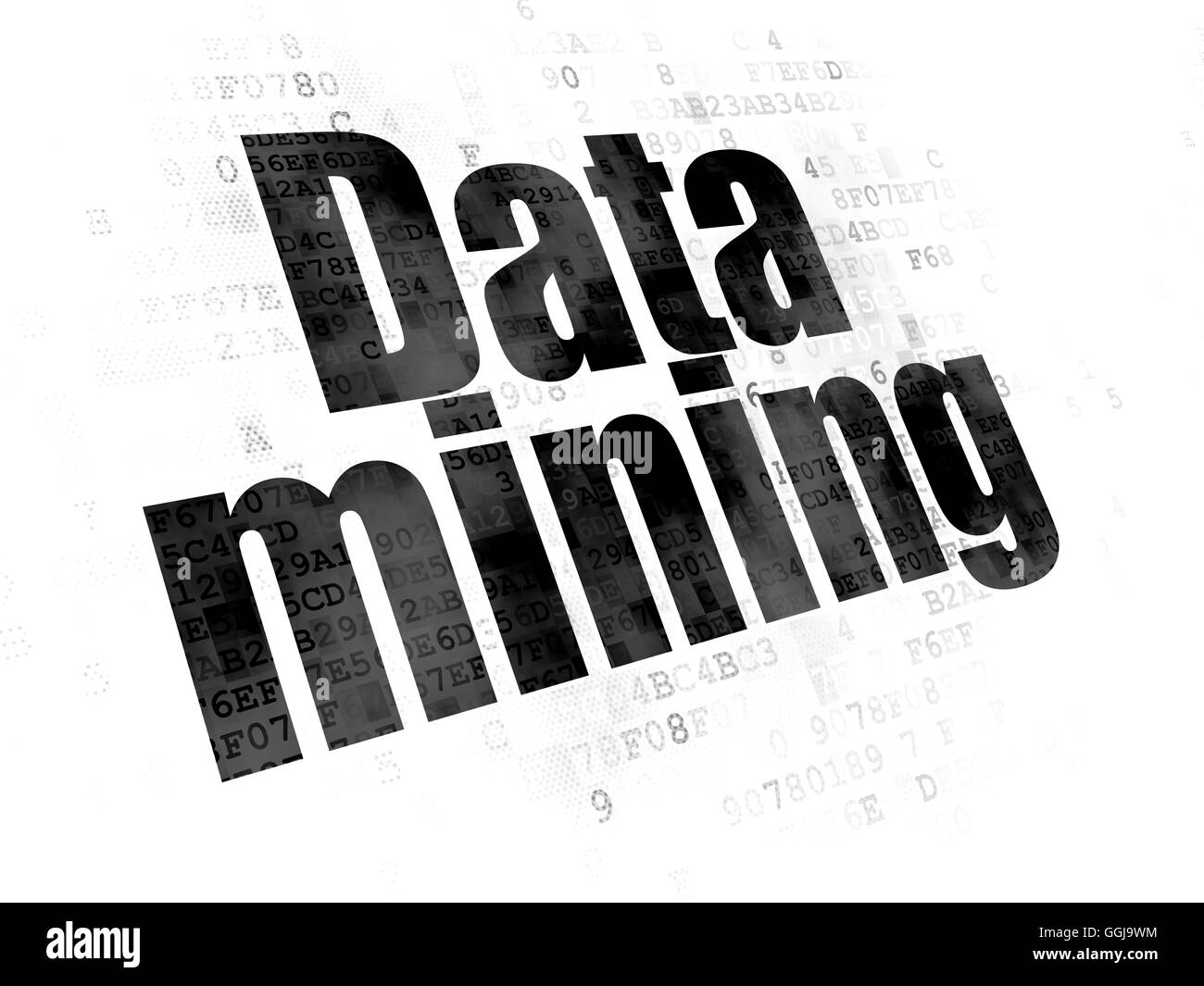 Data concept: Data Mining on Digital background Stock Photo - Alamy