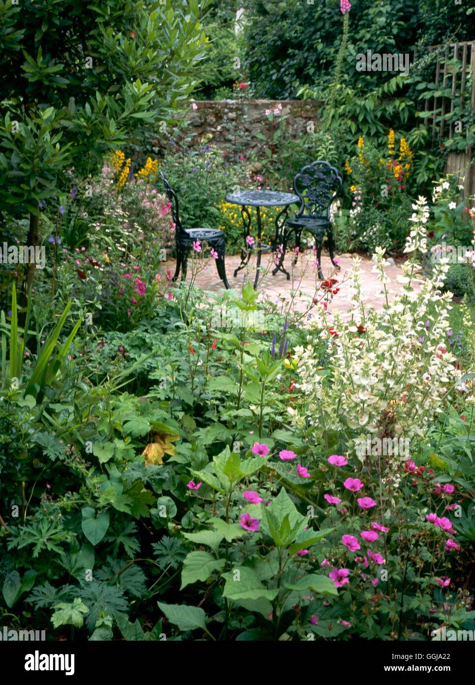 Furniture - (Garden of John & Daphne Abbott) FUR108588 Stock Photo - Alamy
