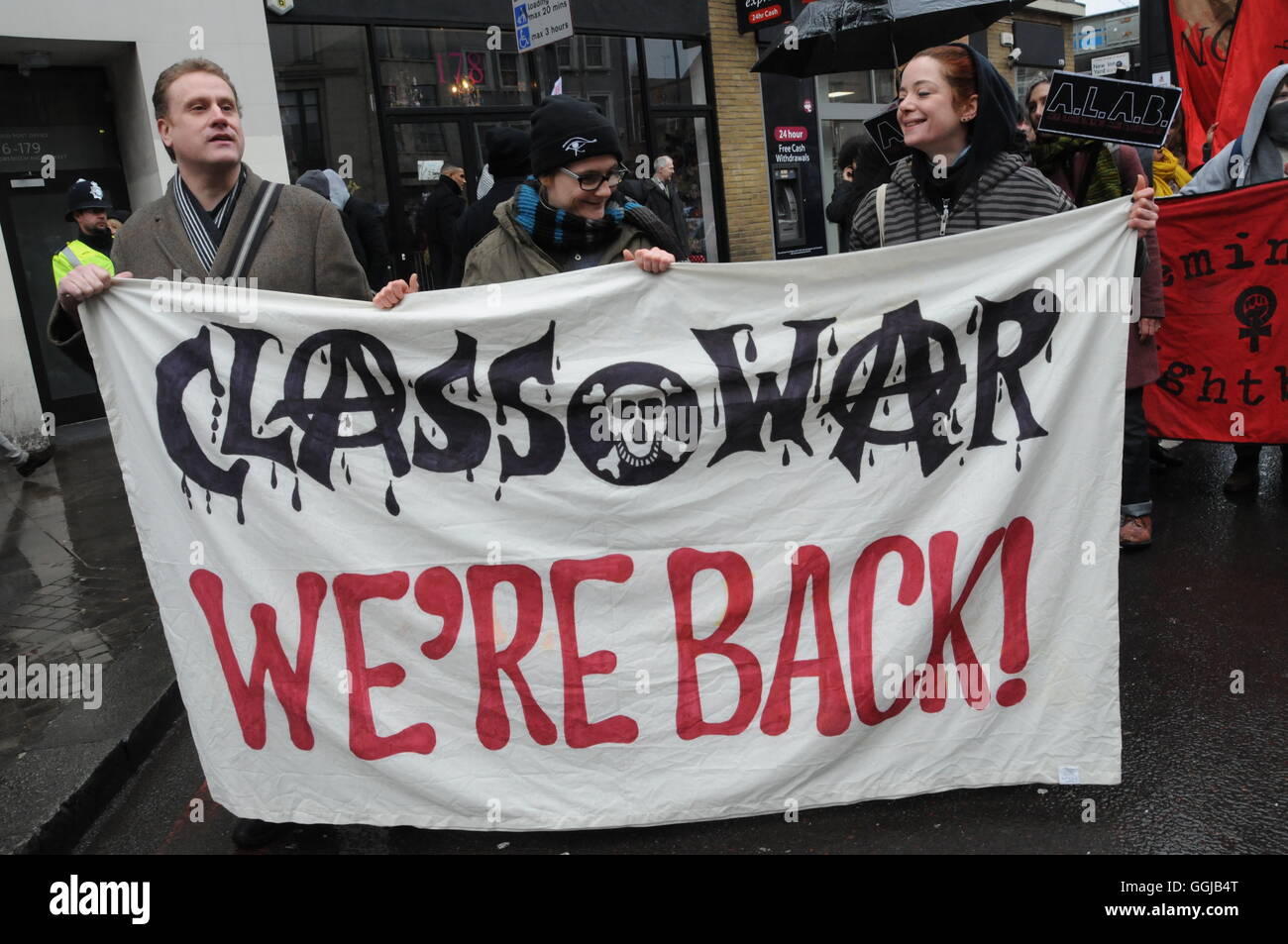 Class war hi-res stock photography and images - Alamy