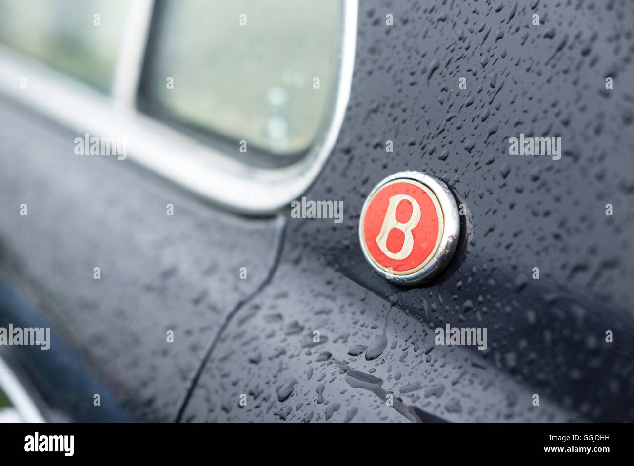 Bentley rear pillar badge Stock Photo - Alamy