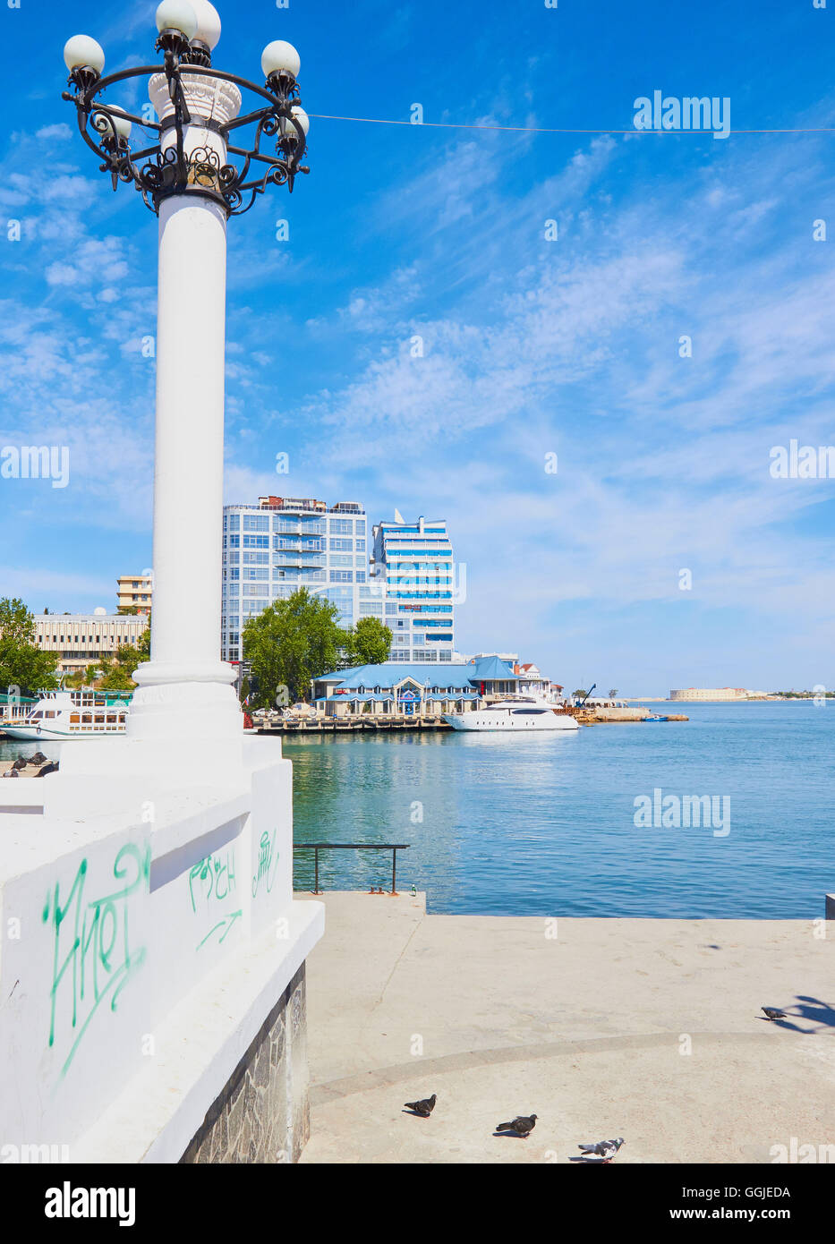 Black Sea port of Sevastopol Crimea Stock Photo - Alamy