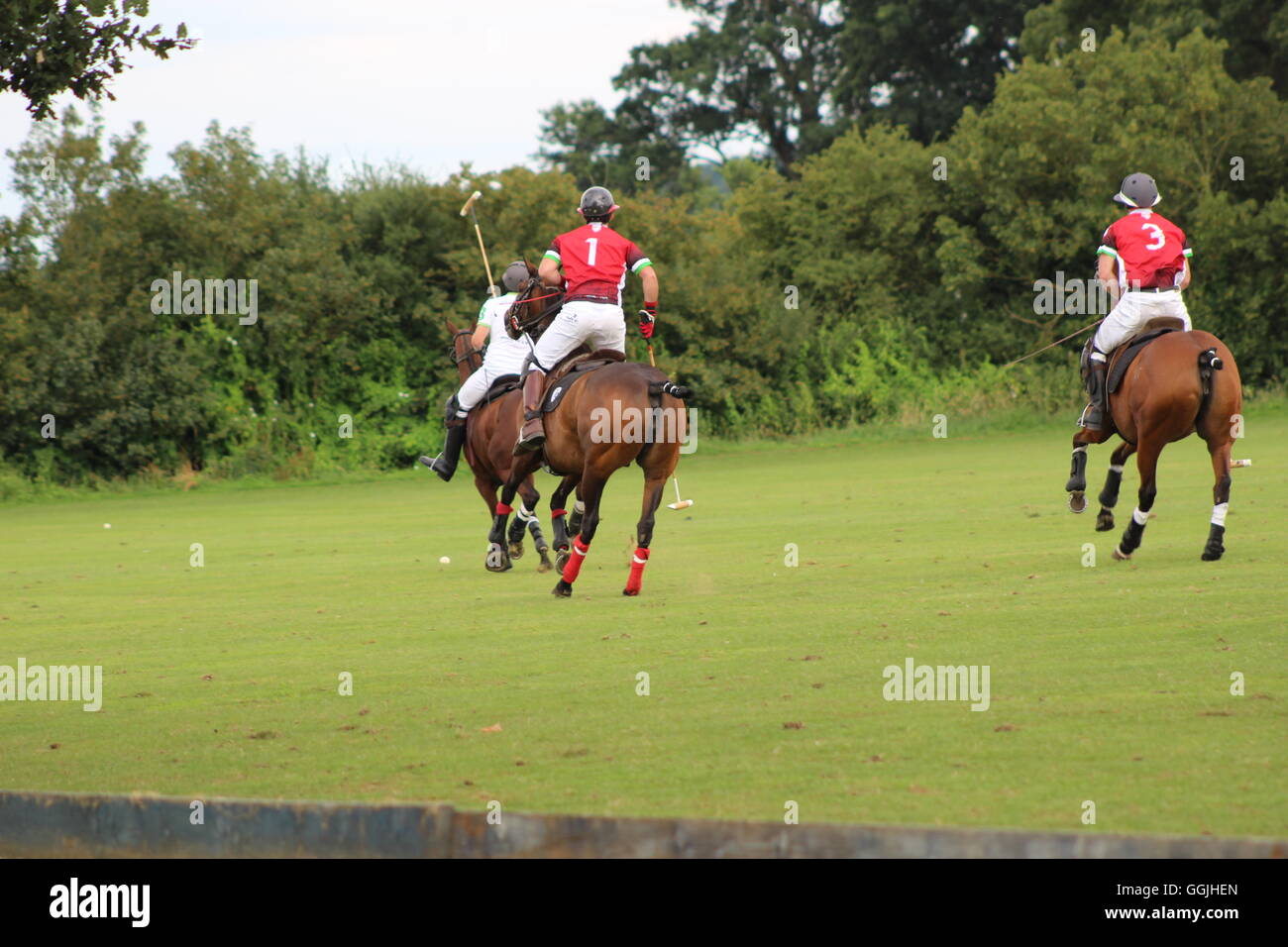 Royal Windsor Race Course - Practice & Polo Match Stock Photo - Alamy