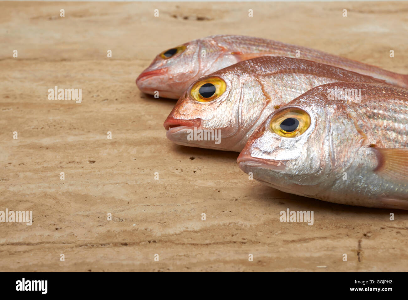 Fresh fish, red snapper in a plate Stock Photo - Alamy