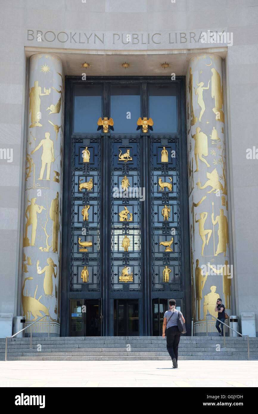 Brooklyn Public Library Stock Photo - Alamy