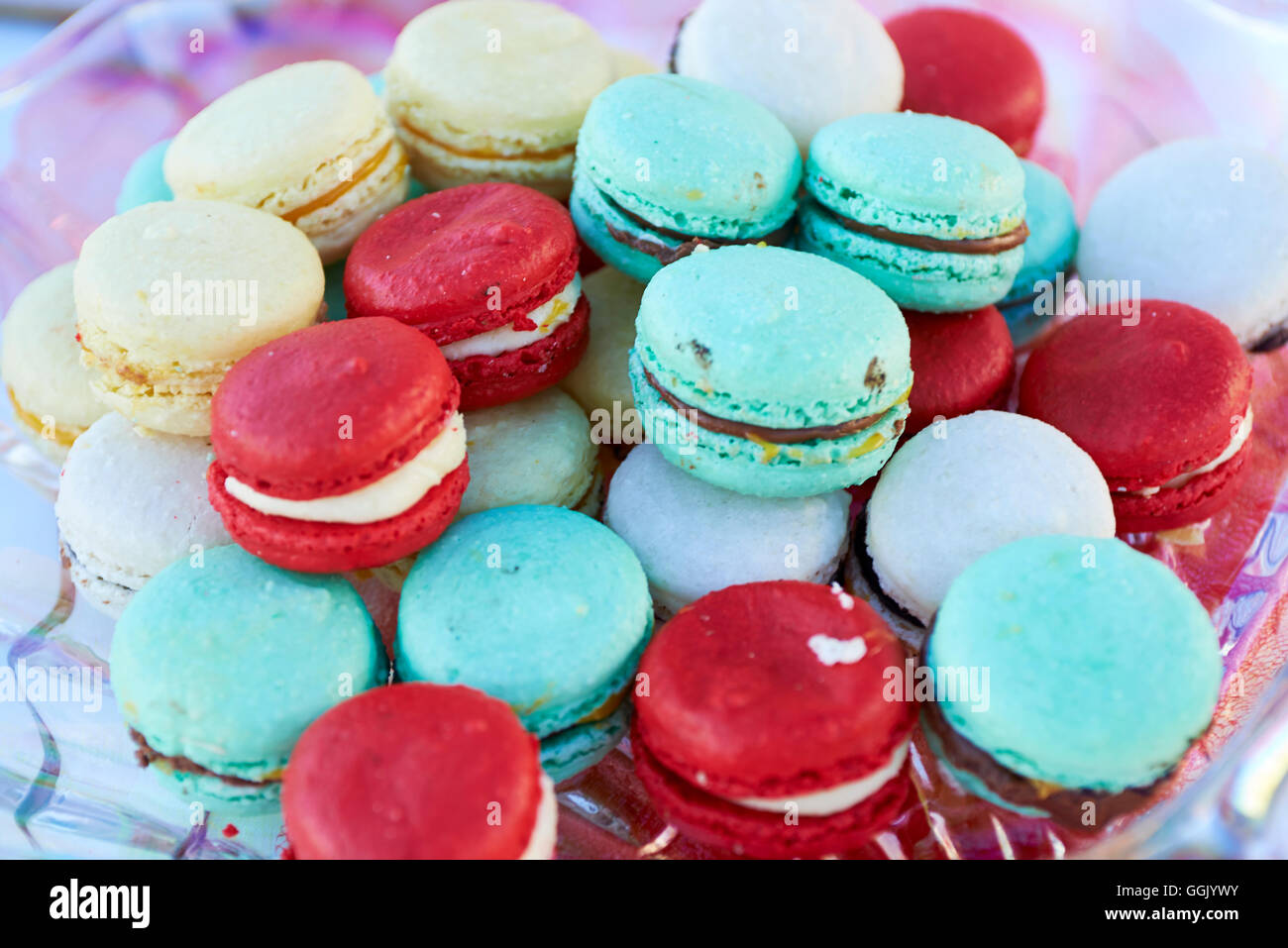 many colorful sweets in a party Stock Photo - Alamy