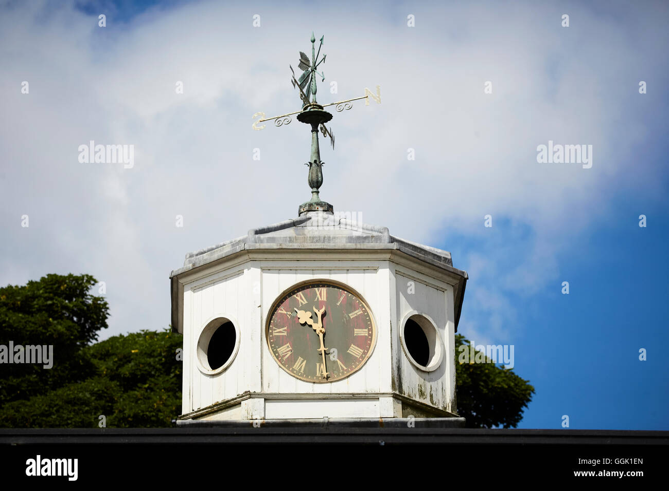 Heaton Park Am building clock tower Stock Photo - Alamy