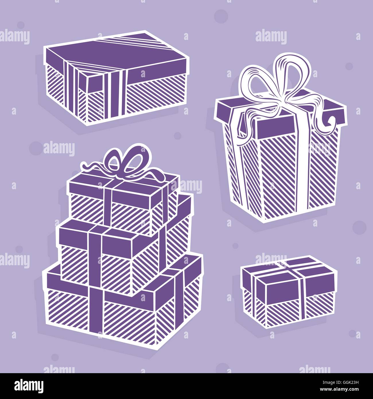 Set gift symbol Stock Vector Image & Art - Alamy