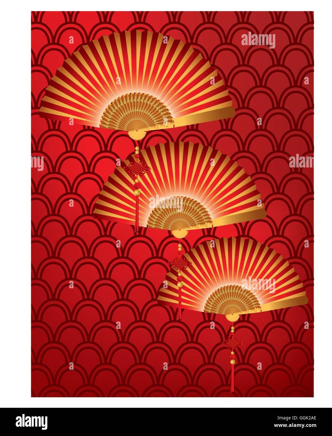 Fan pattern Cut Out Stock Images & Pictures - Alamy