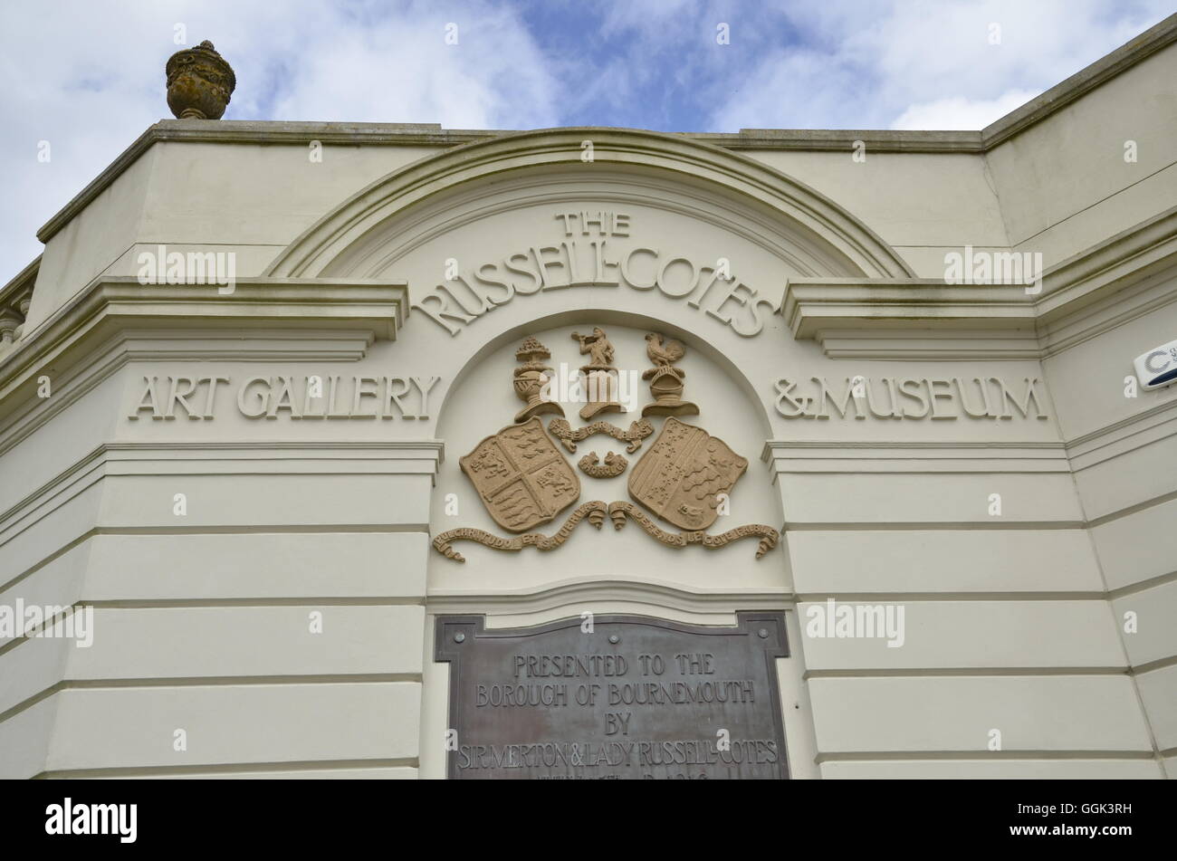 The Russell-Cotes art gallery and museum in Bournemouth Stock Photo - Alamy