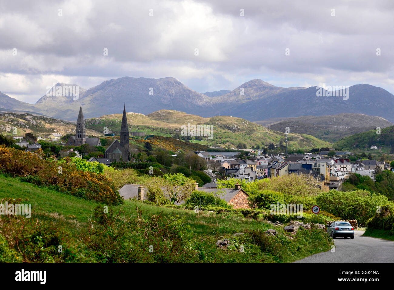 Clifden in Connemara, Ireland Stock Photo - Alamy
