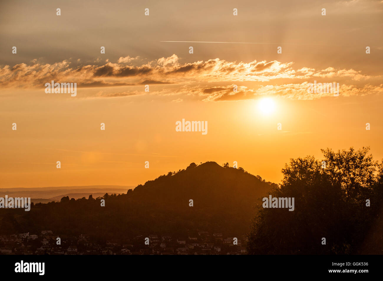 Mount georgenberg in sunset hi-res stock photography and images - Alamy