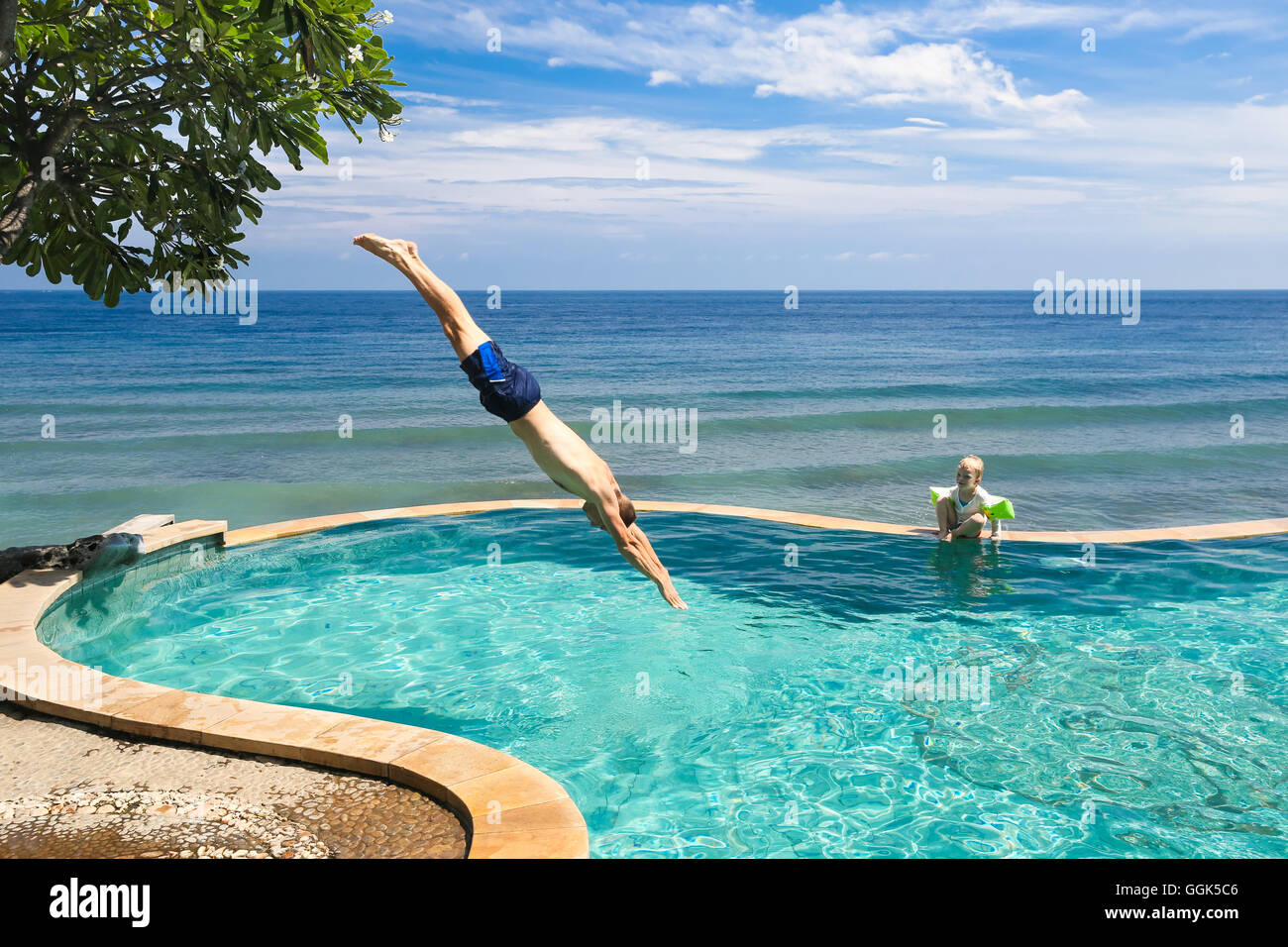 Men In A Swimming Pool High Resolution Stock Photography and Images - Alamy