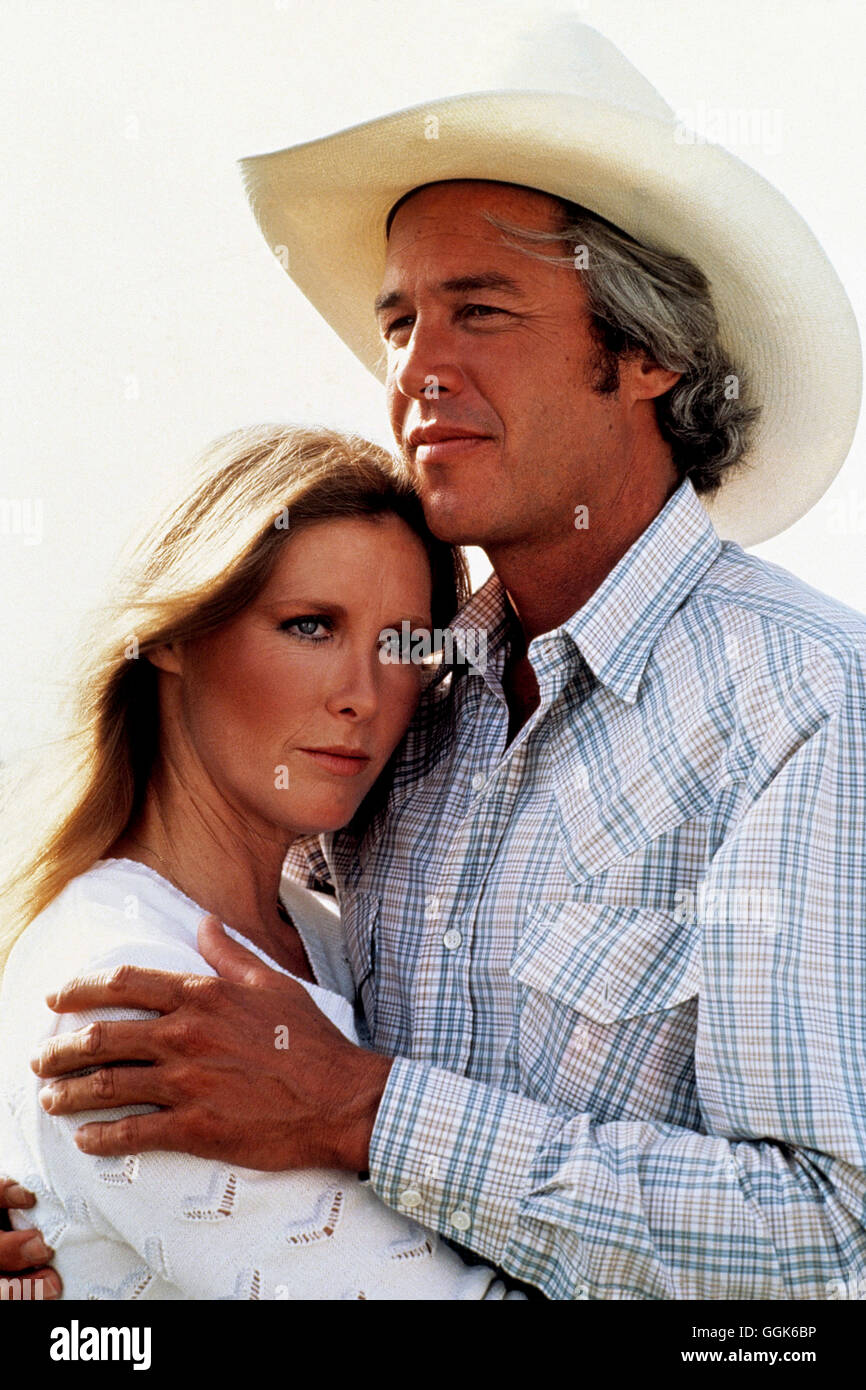 DALLAS / USA / Donna Culver Krebbs (SUSAN HOWARD) und Raymond Krebbs (STEVE KANALY Stock Photo ...