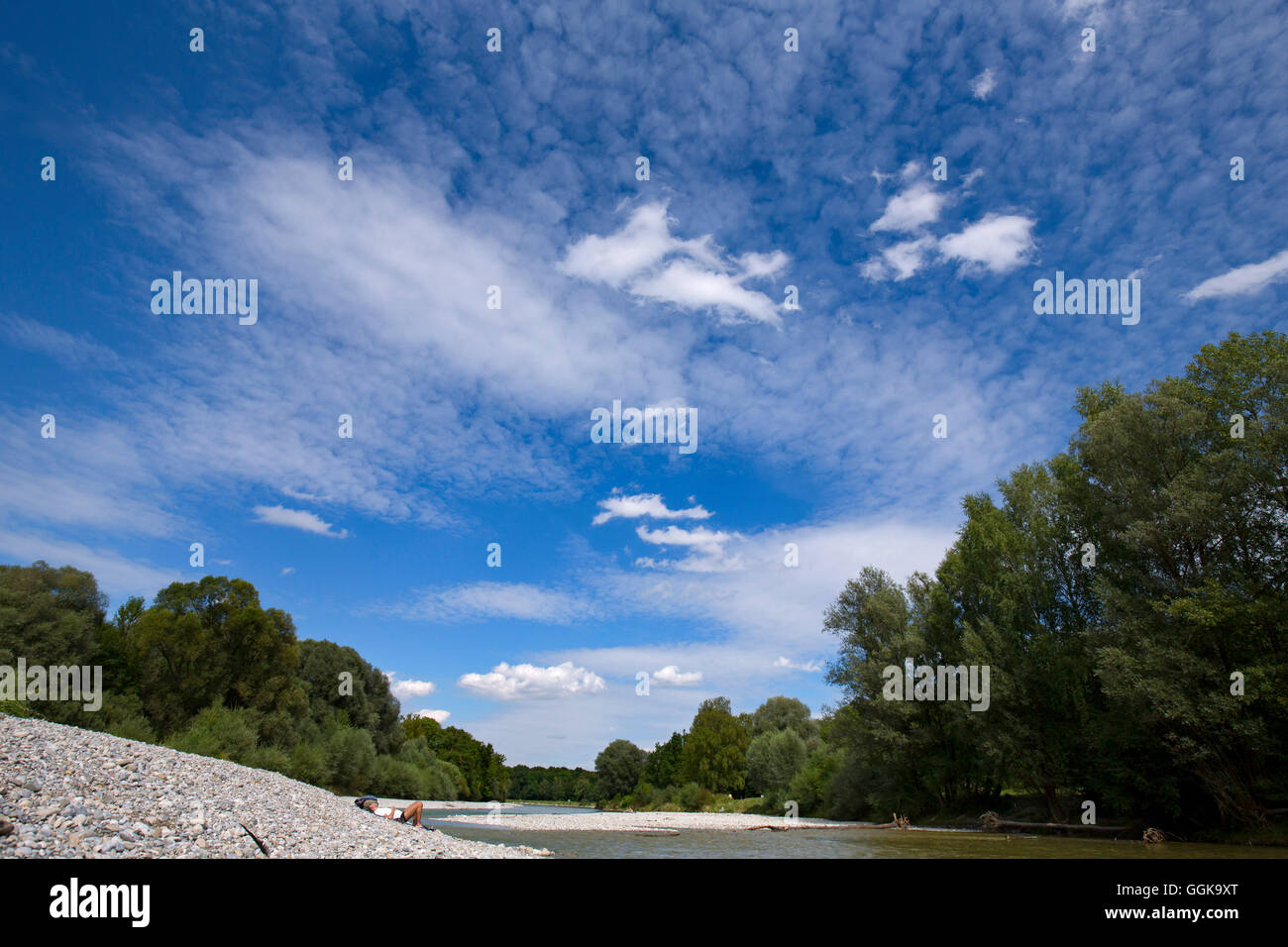 Sunbathing isar munich hi-res stock photography and images - Alamy