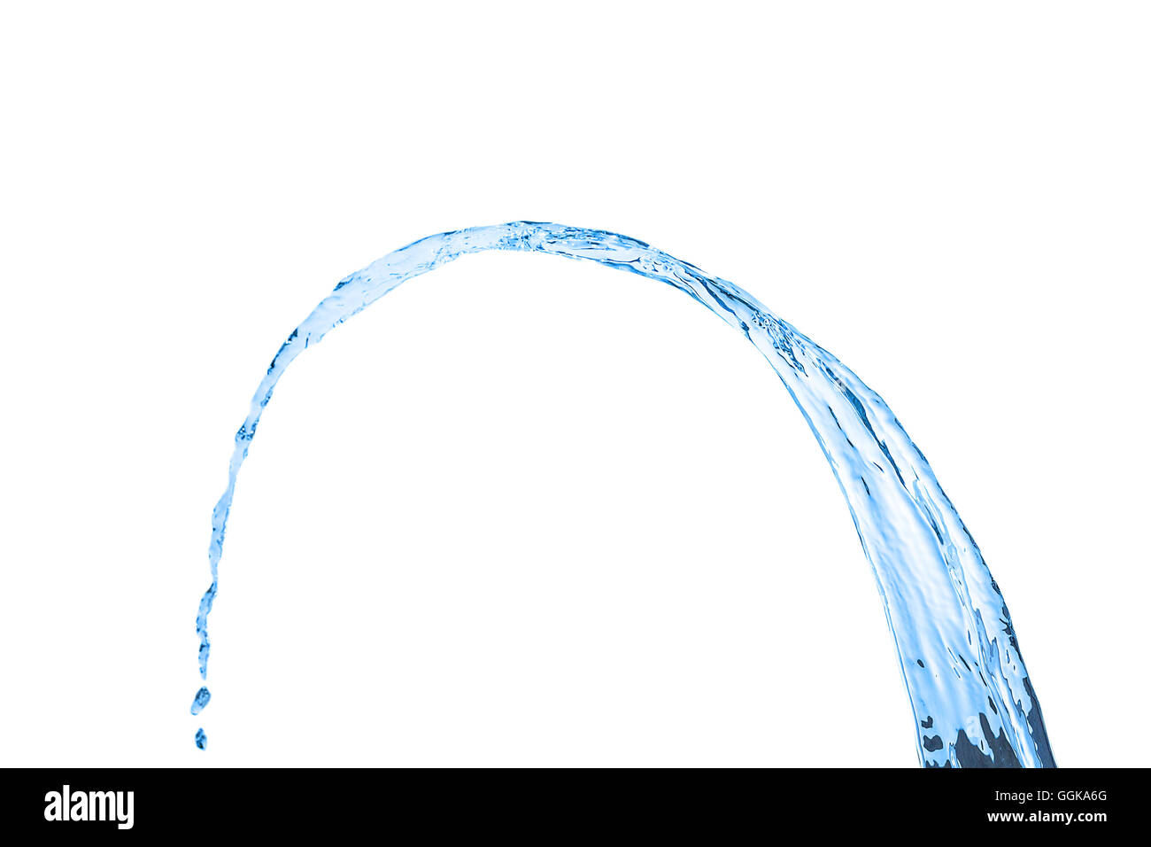 Splash water wave abstract isolated over white background Stock Photo ...