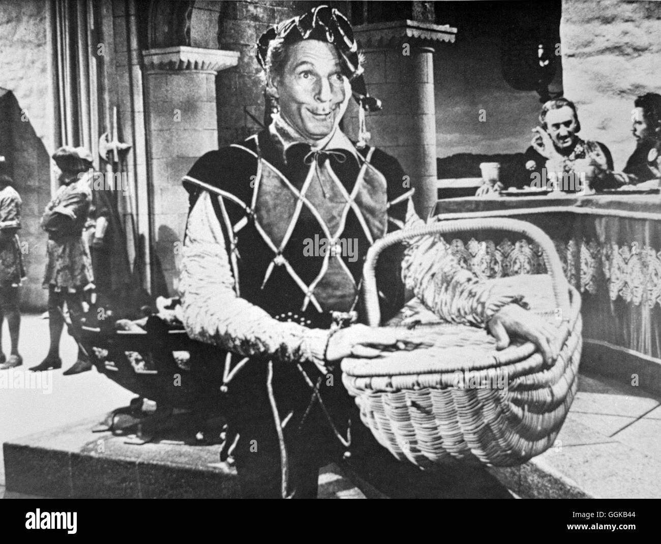 DER HOFNARR / The Court Jester USA 1955 / Norman Panama Szene mit DANNY KAYE (Hubert Hawkins ...