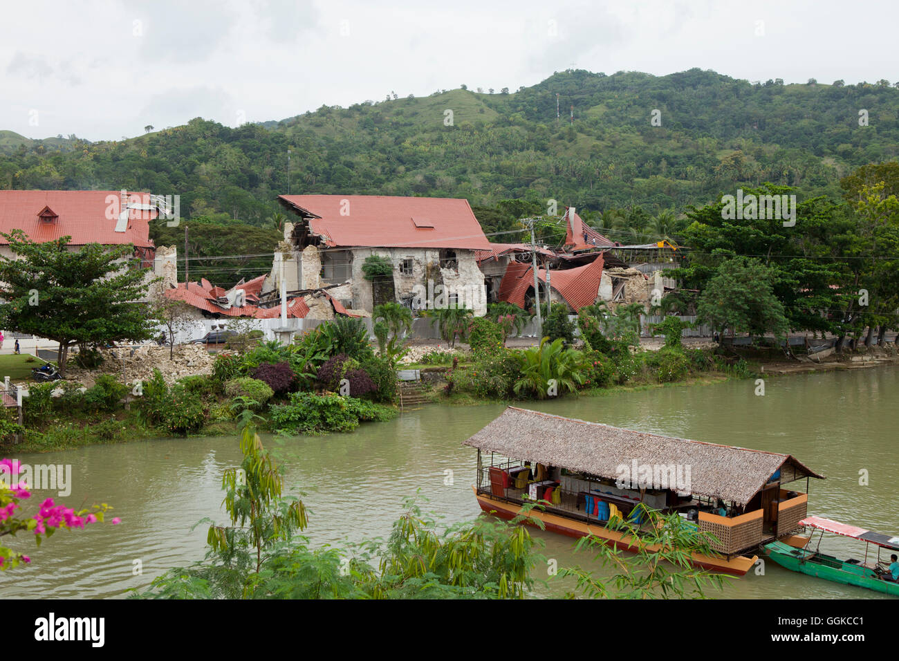 Earthquake damage, Bohol Island, Visayas-Islands, Philippines, Asia ...