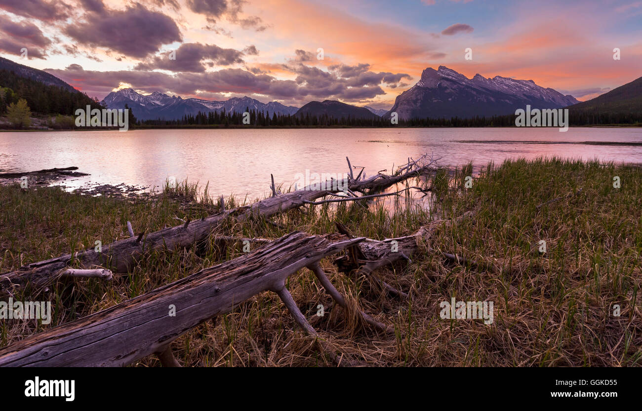 Mount Rundle, Banff National Park, Alberta, Rocky Mountains, Canada ...