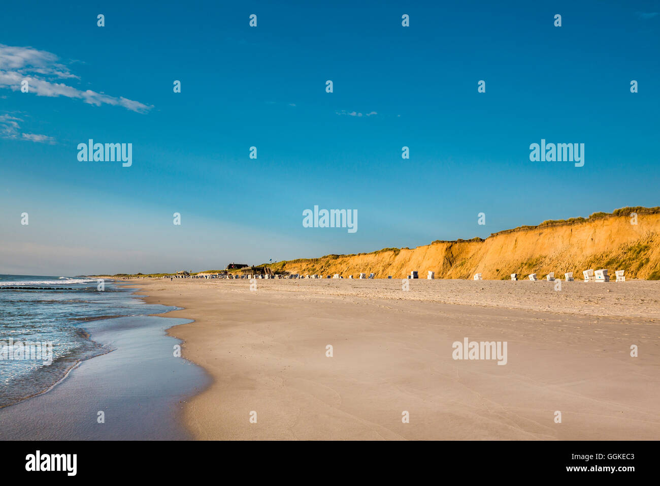 Red cliff, Kampen, Sylt Island, North Frisian Islands, Schleswig ...