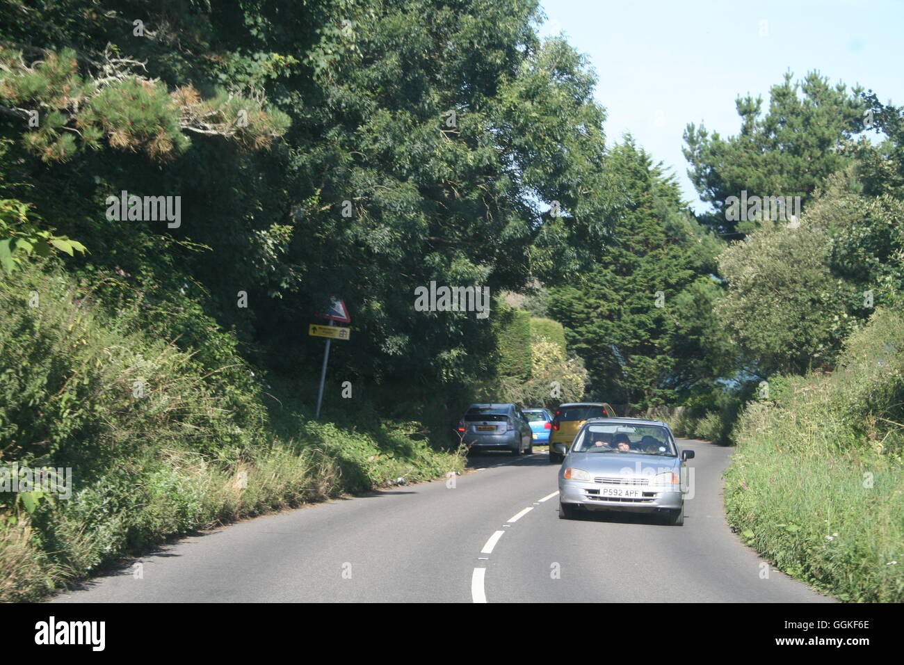 cars on british road, bristish roads, UK roads, UK traffic Stock Photo ...