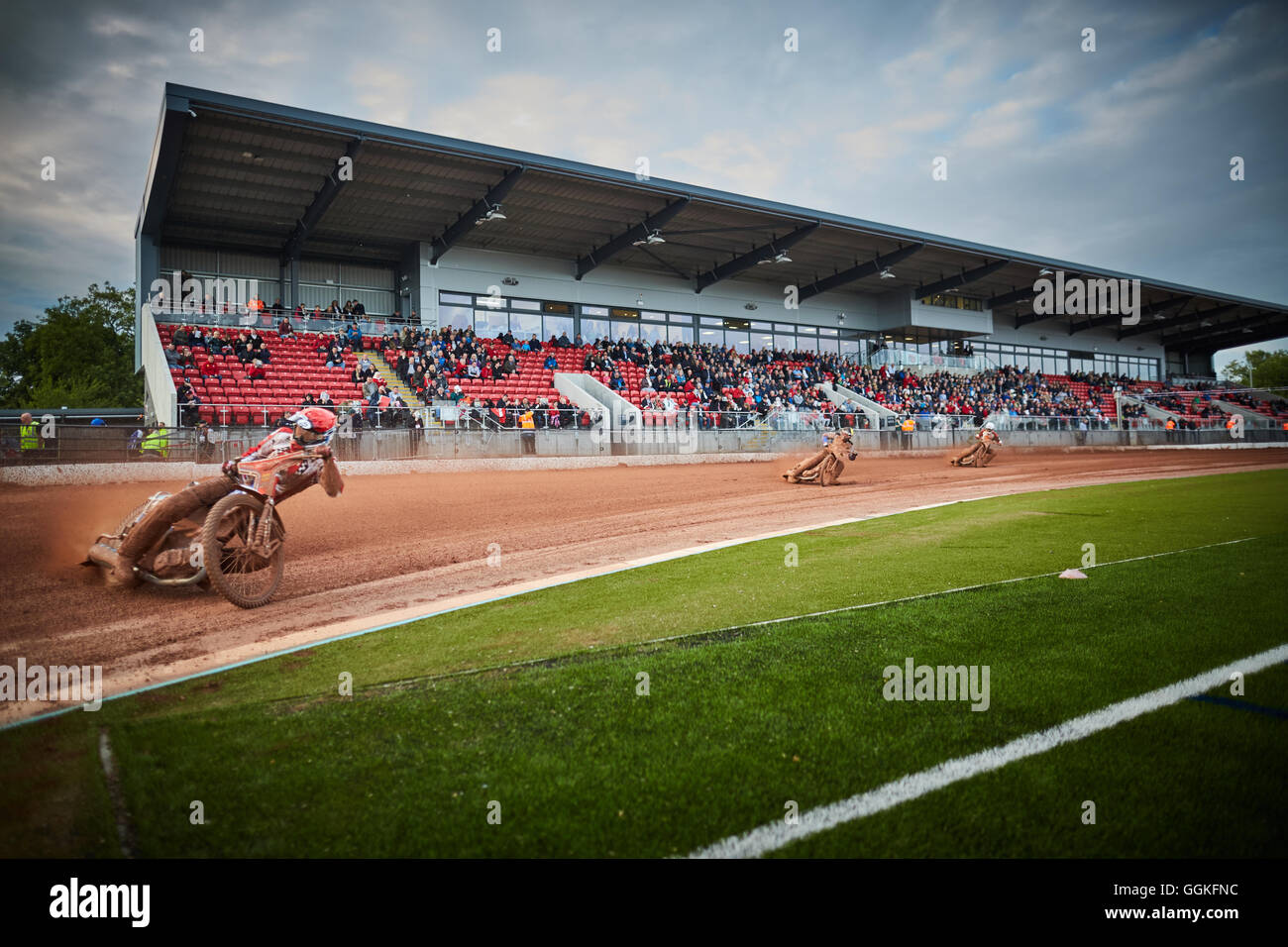 The Belle Vue Aces speedway action British speedway team Manchester ...