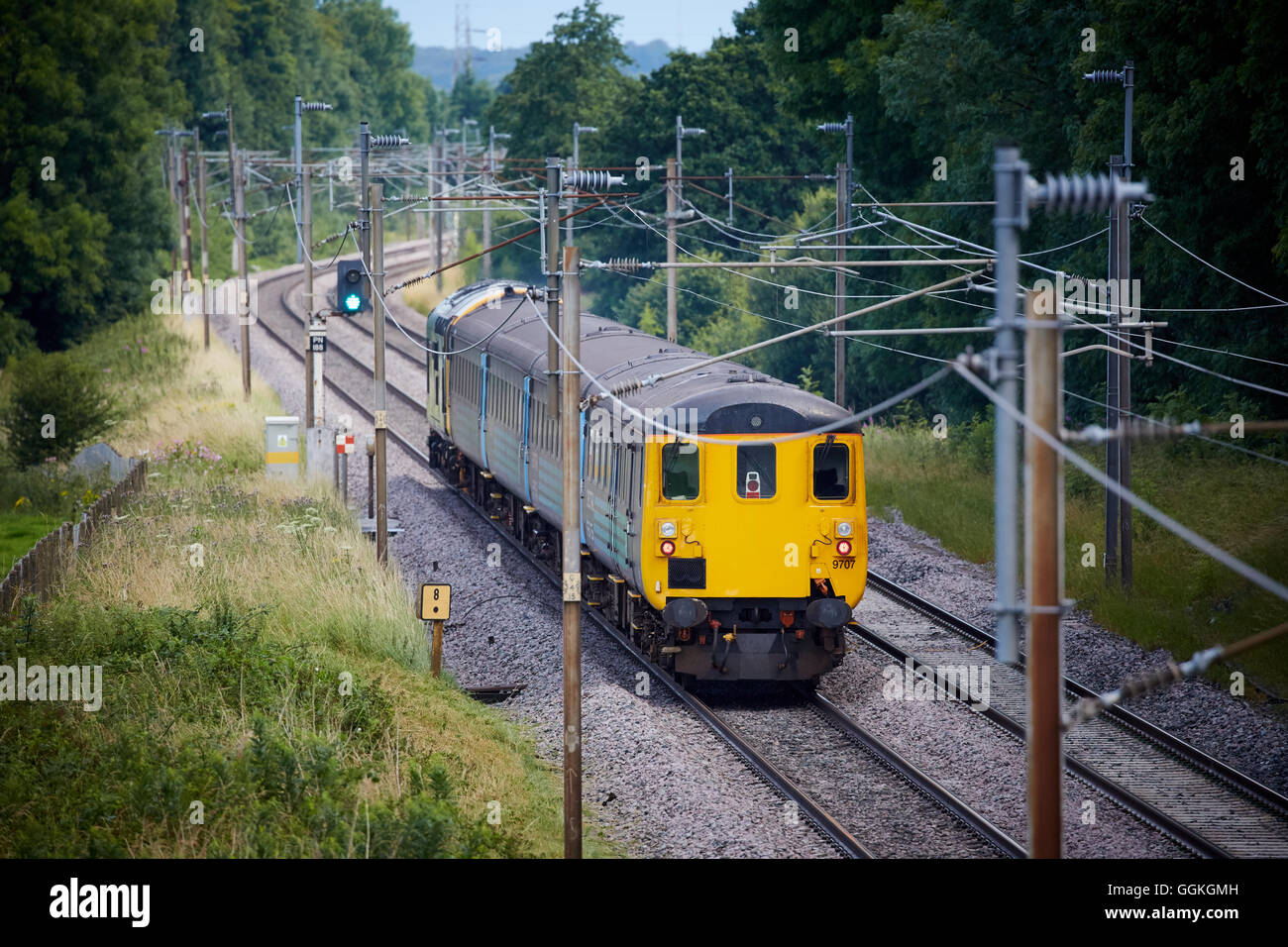 West Coast Main Line passenger train locomotives livery diesel class 37 ...