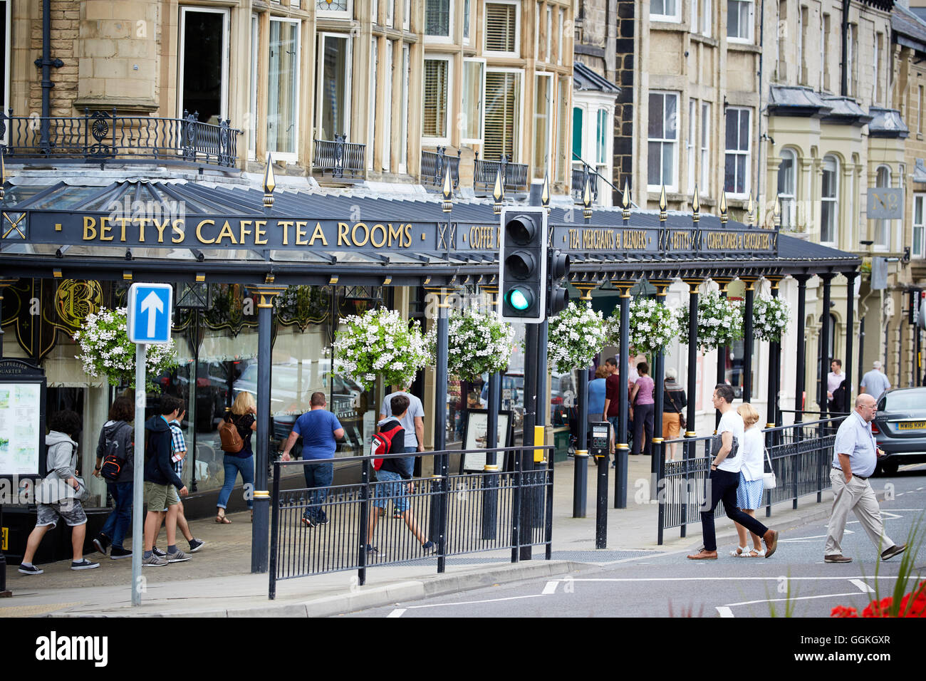 Harrogate brown Bettys tea room spa town North Yorkshire landmark ...