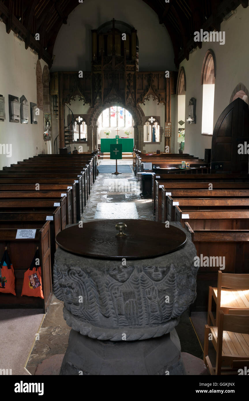 St. Nicholas Church, Curdworth, Warwickshire, England, UK Stock Photo ...