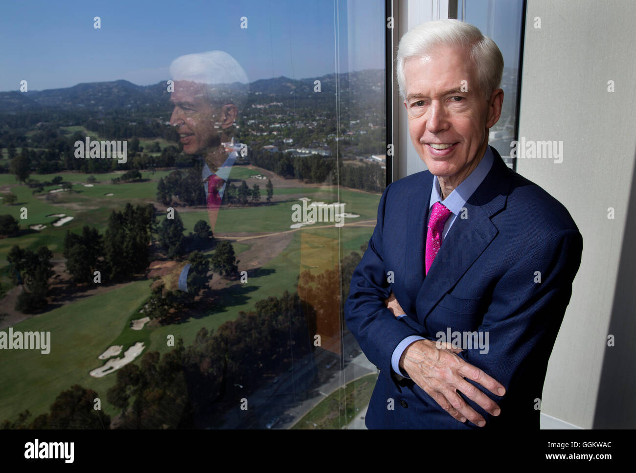California Governor Gray Davis poses for a portrait in his office at ...