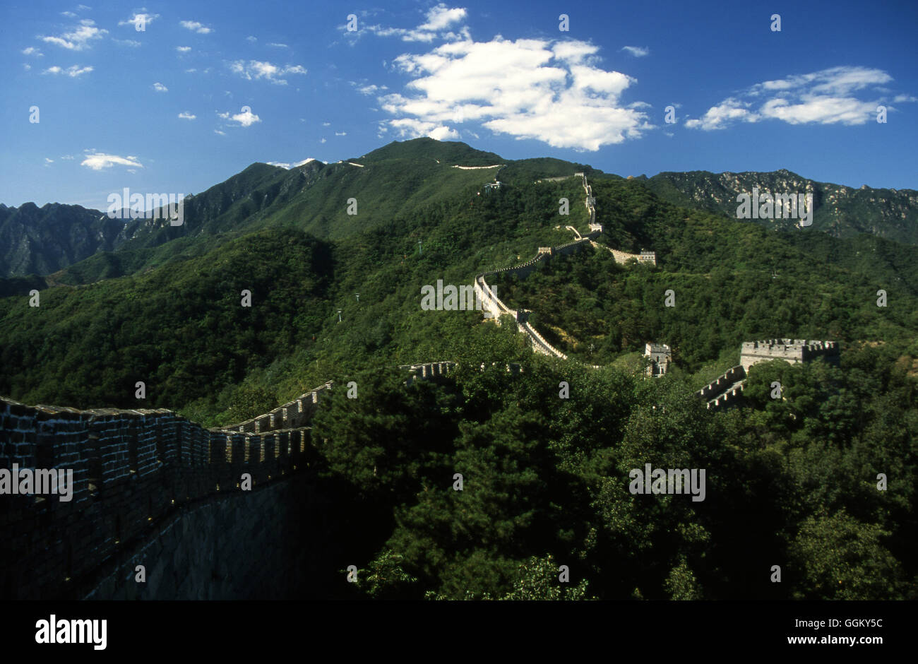 The Mu Tian Yu section of the Great Wall of China. There are 22 ...