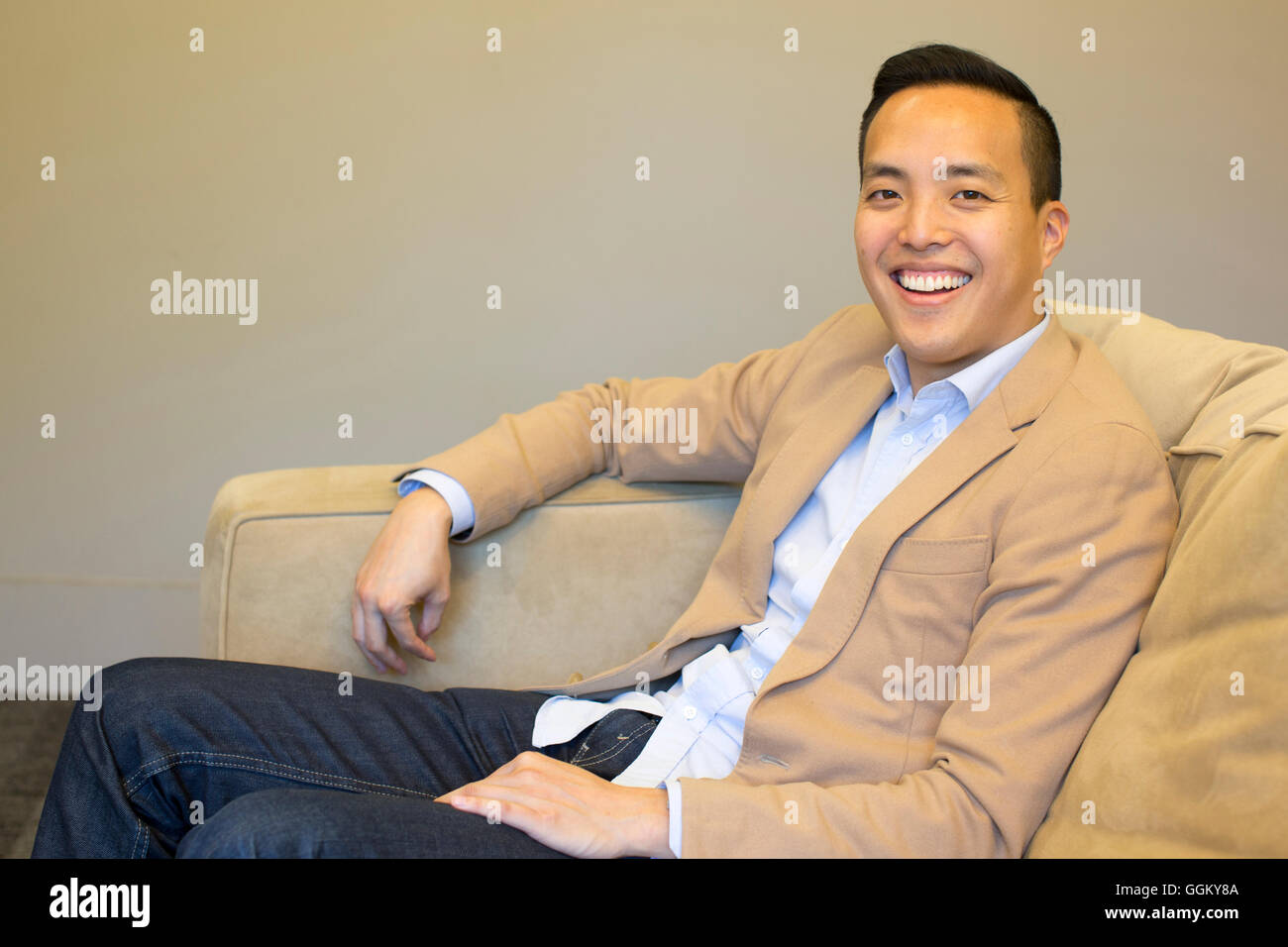 Alan Yang poses for a portrait Stock Photo - Alamy